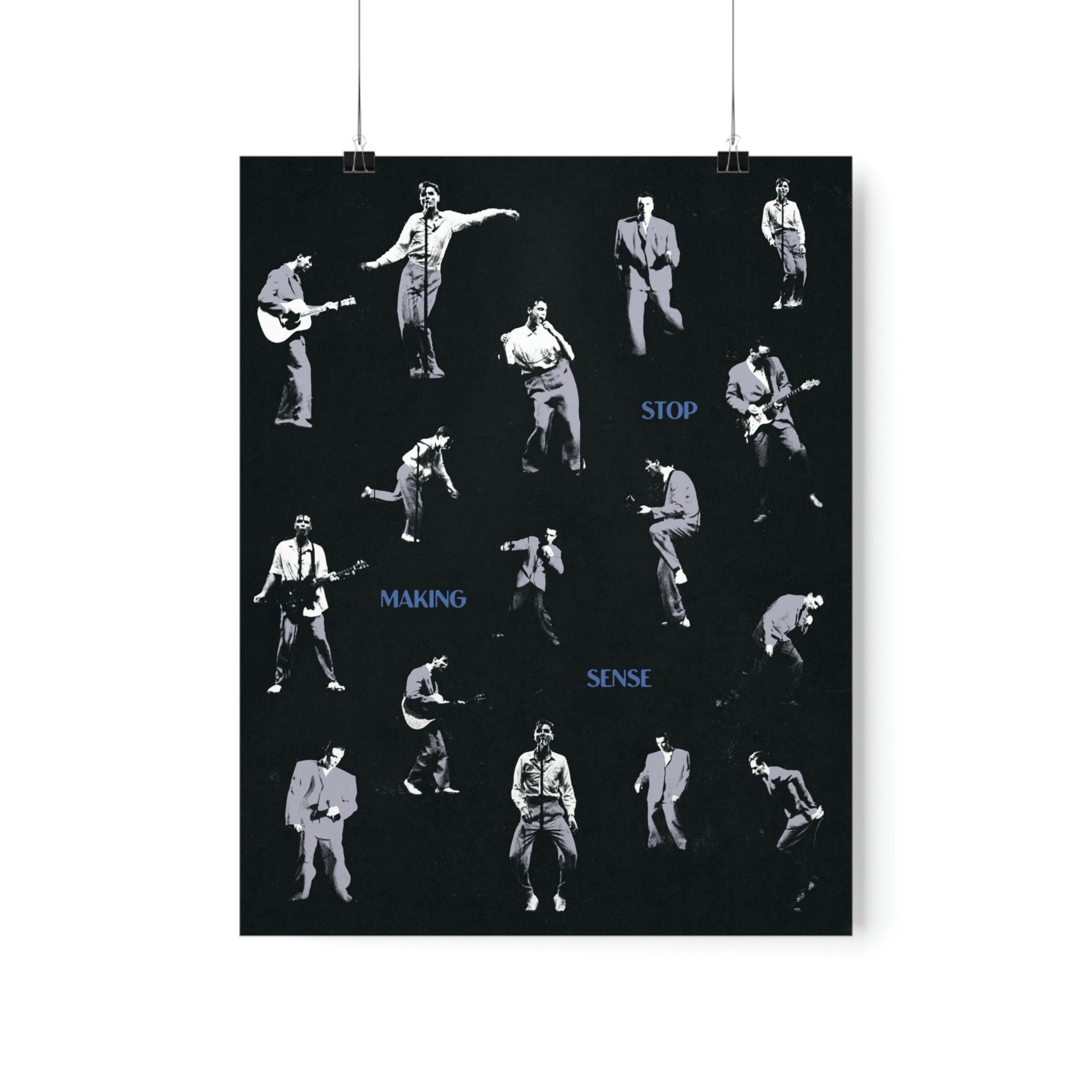 Stop Making Sense Talking Heads David Byrne Poster Print in 3 - Etsy