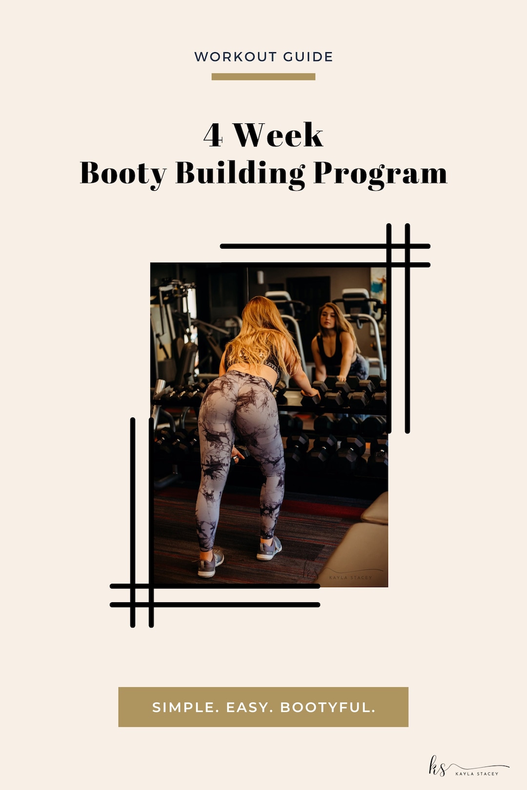 GLUTE & BOOTY Building Guide 4 Weeks| Glute Workout | Glute Guide ...
