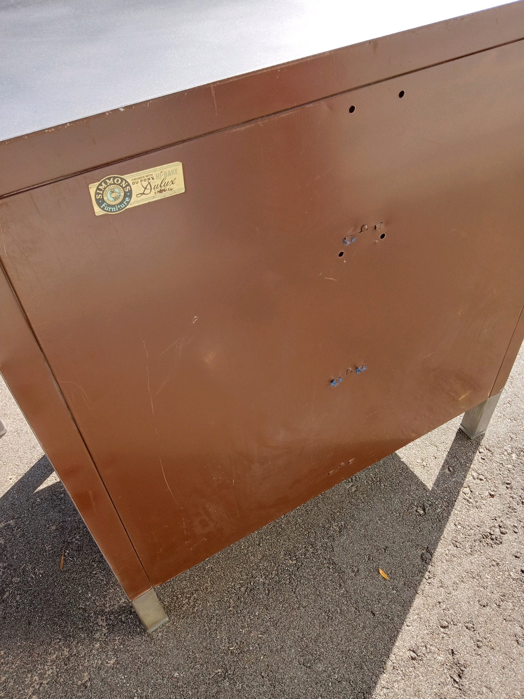 Fine Metal Streamline/mcm Lowboy Dresser - Etsy