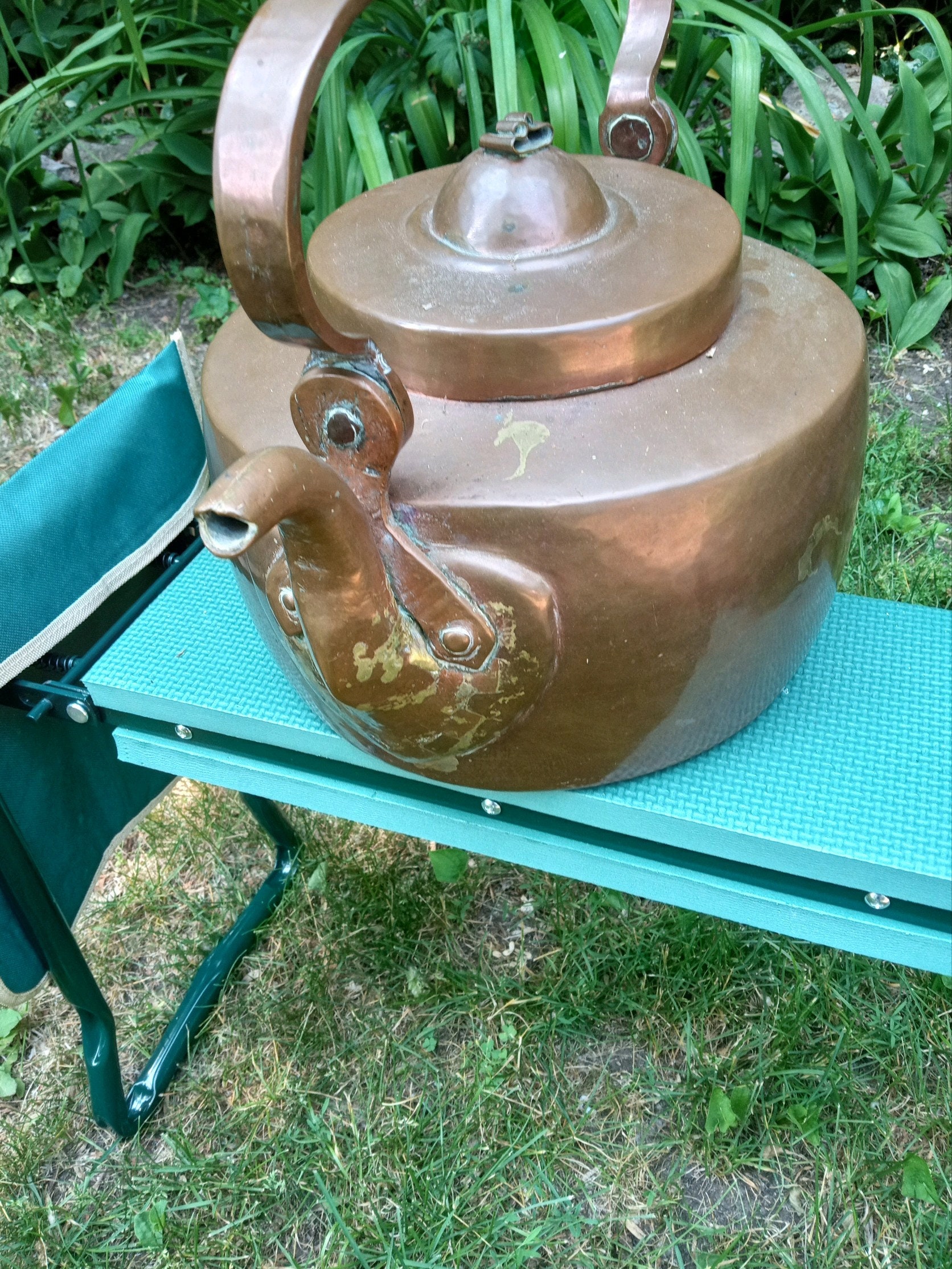 Fine Vintage Hand Made Copper Kettle - Etsy