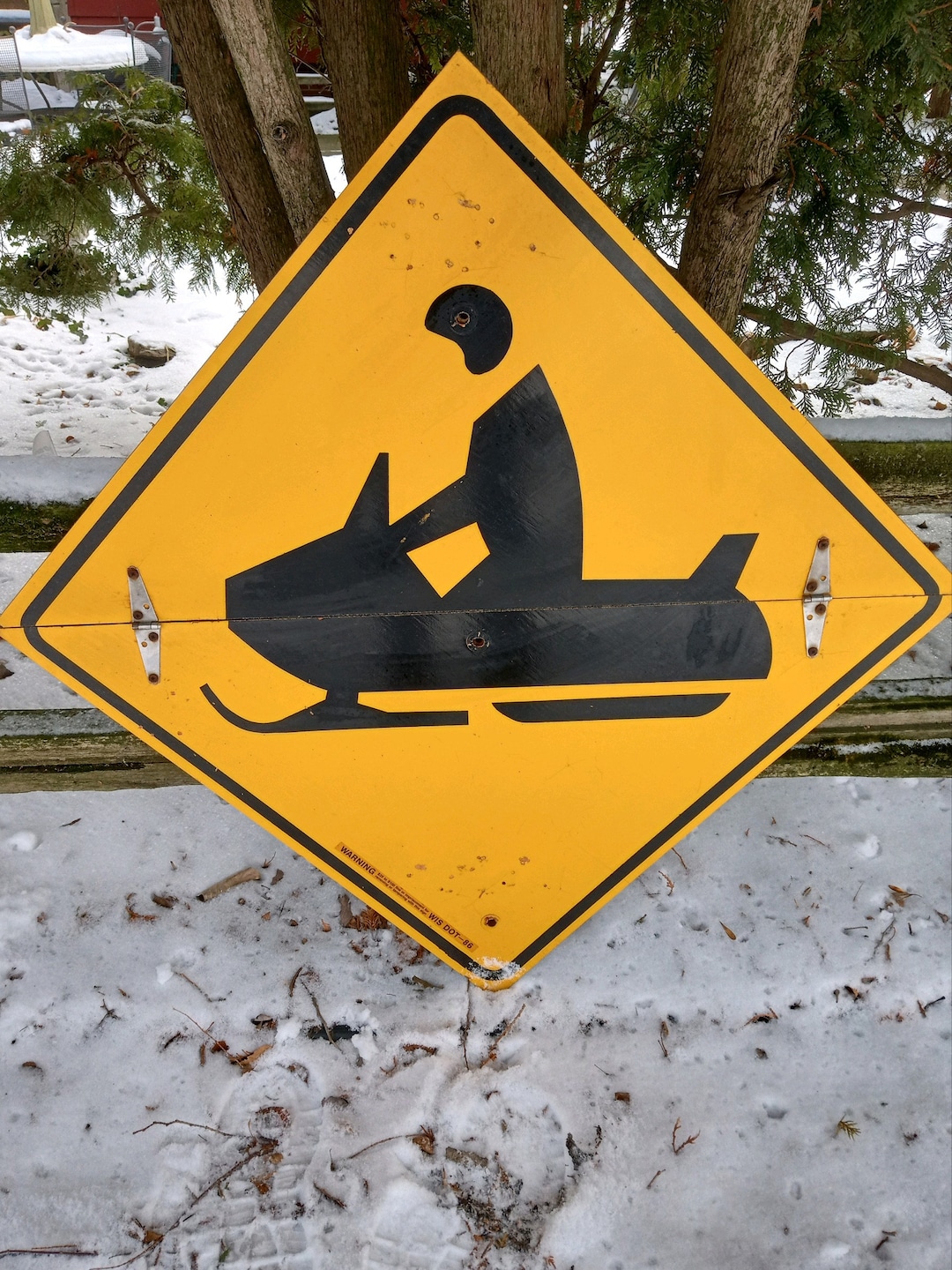 Nice Vintage Wooden Snowmobile Sign - Etsy
