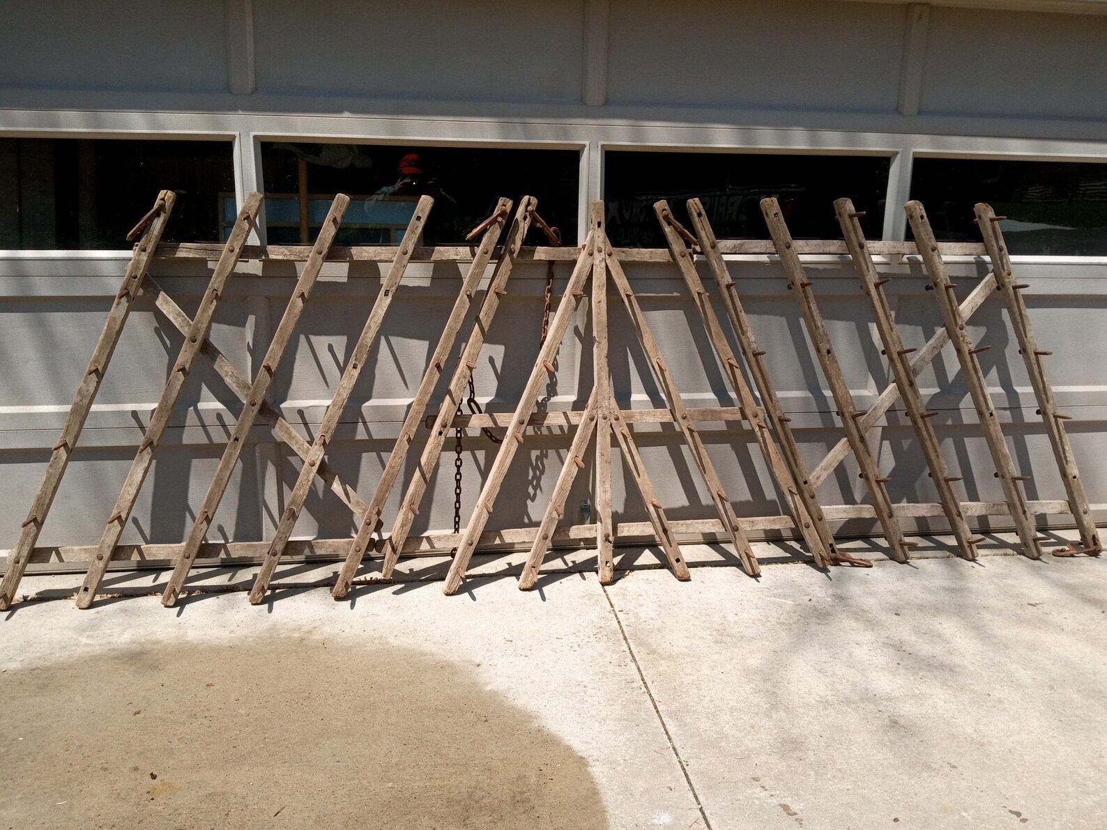 Unusual Antique Wooden Farm Drag Assembly - Etsy