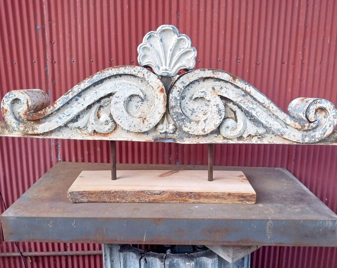 Fine Antique Highly Ornamental Metal Pediment - Etsy