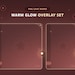 Warm Glow: Animated Vtuber Overlay Pack • Minimal, Cozy, Starry Theme • Chatting & Gaming Scenes ...