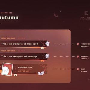 Spooky Notes: Chat Widget • Cute Halloween, Ghost Theme • Chat Box With ...