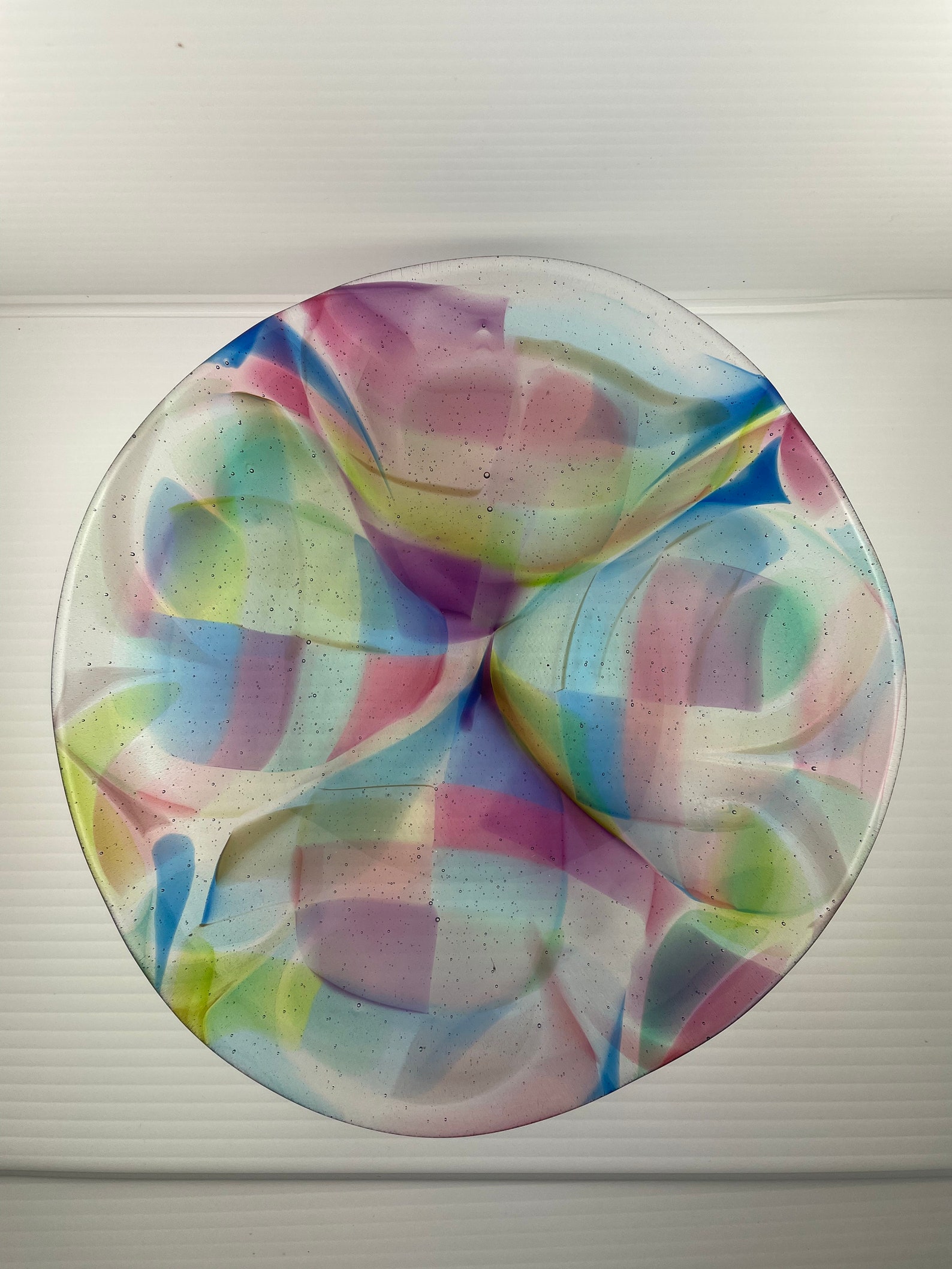 Watercolor Glass With Pastel Colors - Etsy