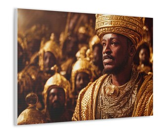 Kings of Africa Oil Painting Mansa Musa Portrait Wakanda Oil Painting ...
