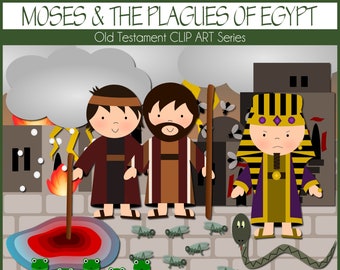 Ten Plagues Egypt Moses God Christian Bible Story Punishment - Etsy