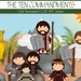 The Ten Commandments Old Testament Clip Art Bible Clip Art - Etsy