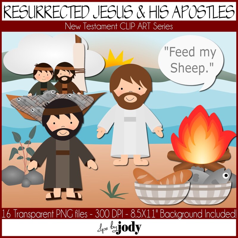 Apostle Clip Art - Etsy