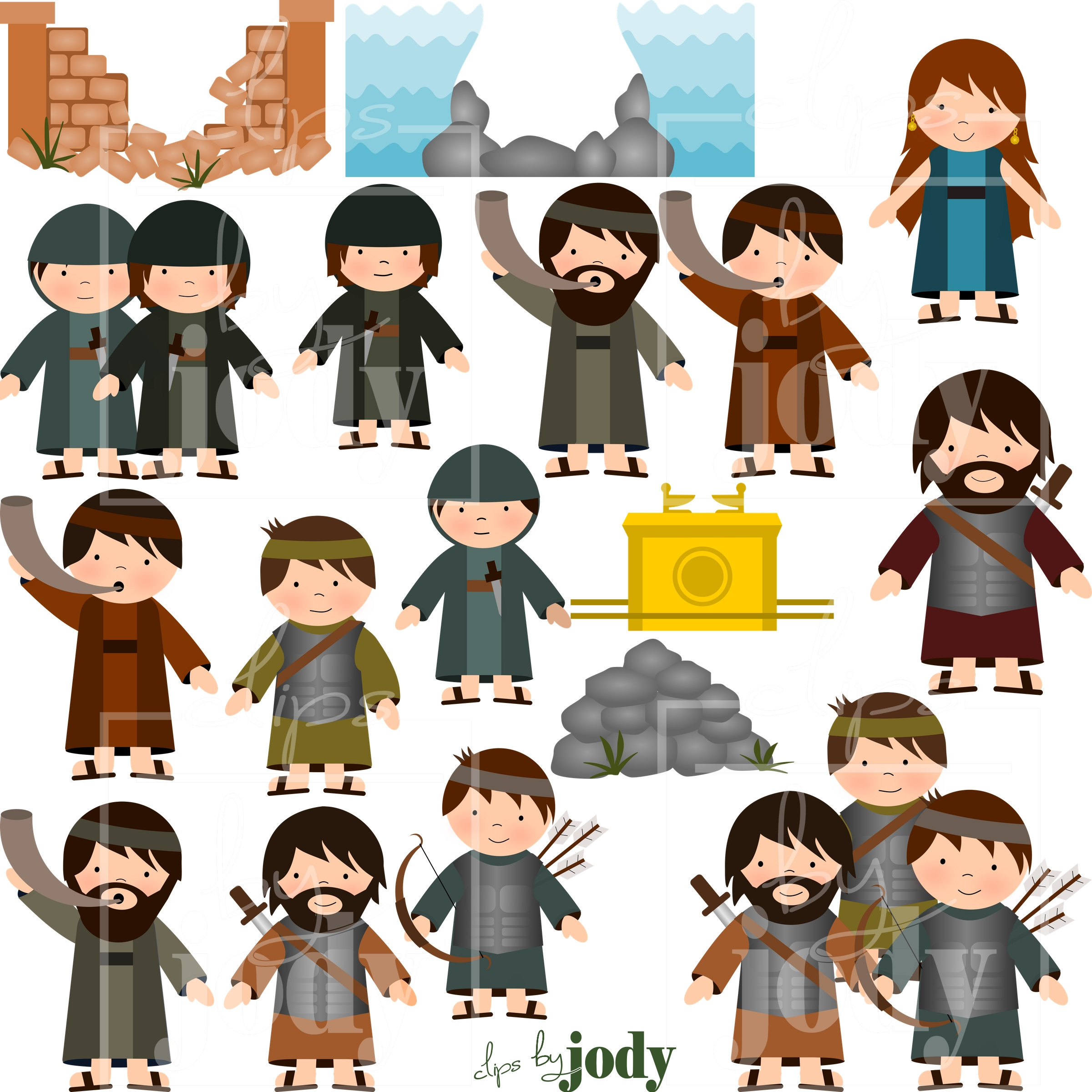 Joshua In The Bible Clipart