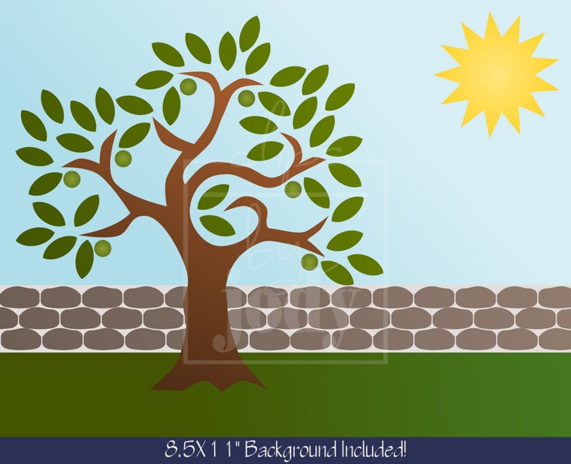 The Allegory of the Olive Tree, Book of Mormon Clipart, PNG Files - Etsy