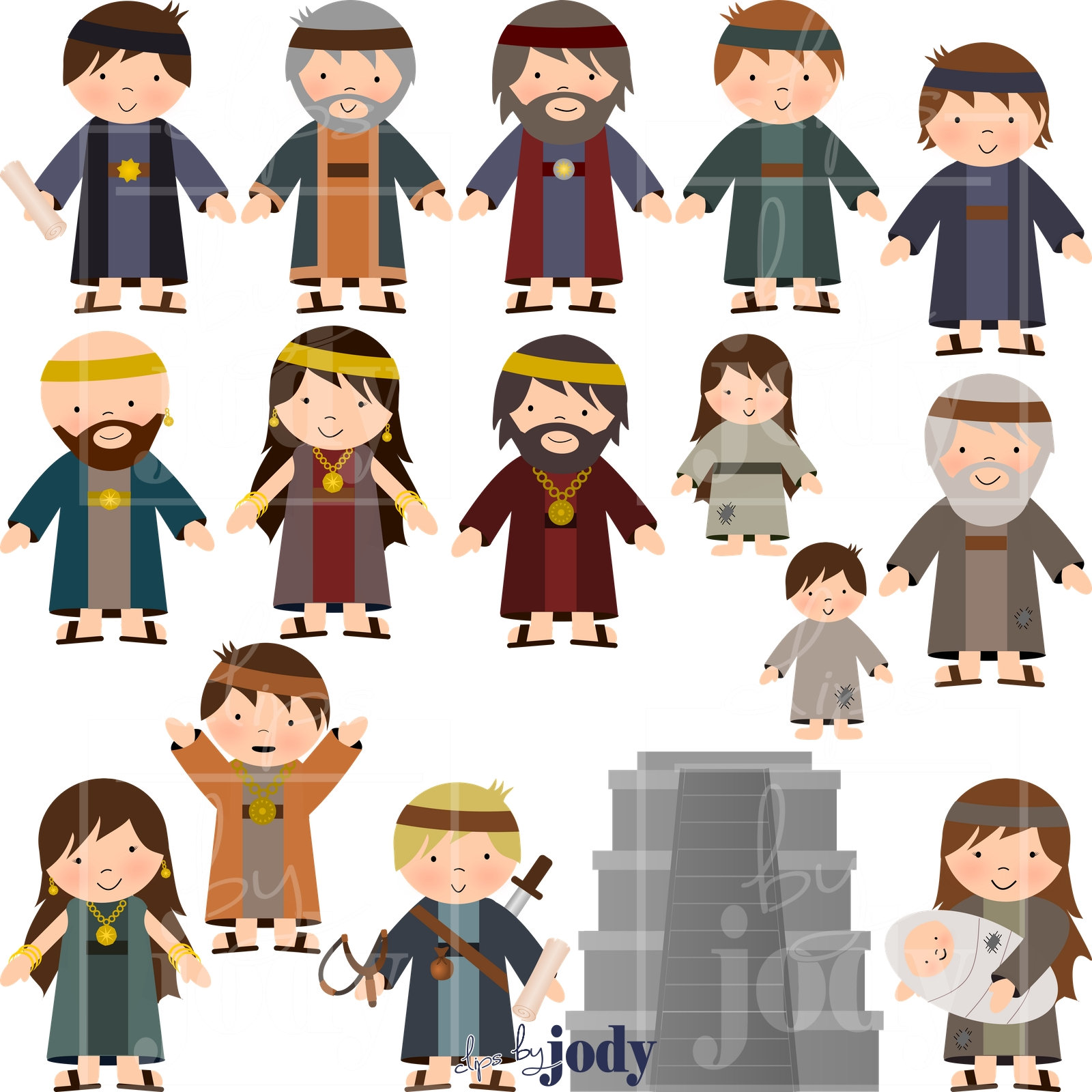 The Zoramites and Rameumptum, Book of Mormon Clipart, PNG Files, Alma ...