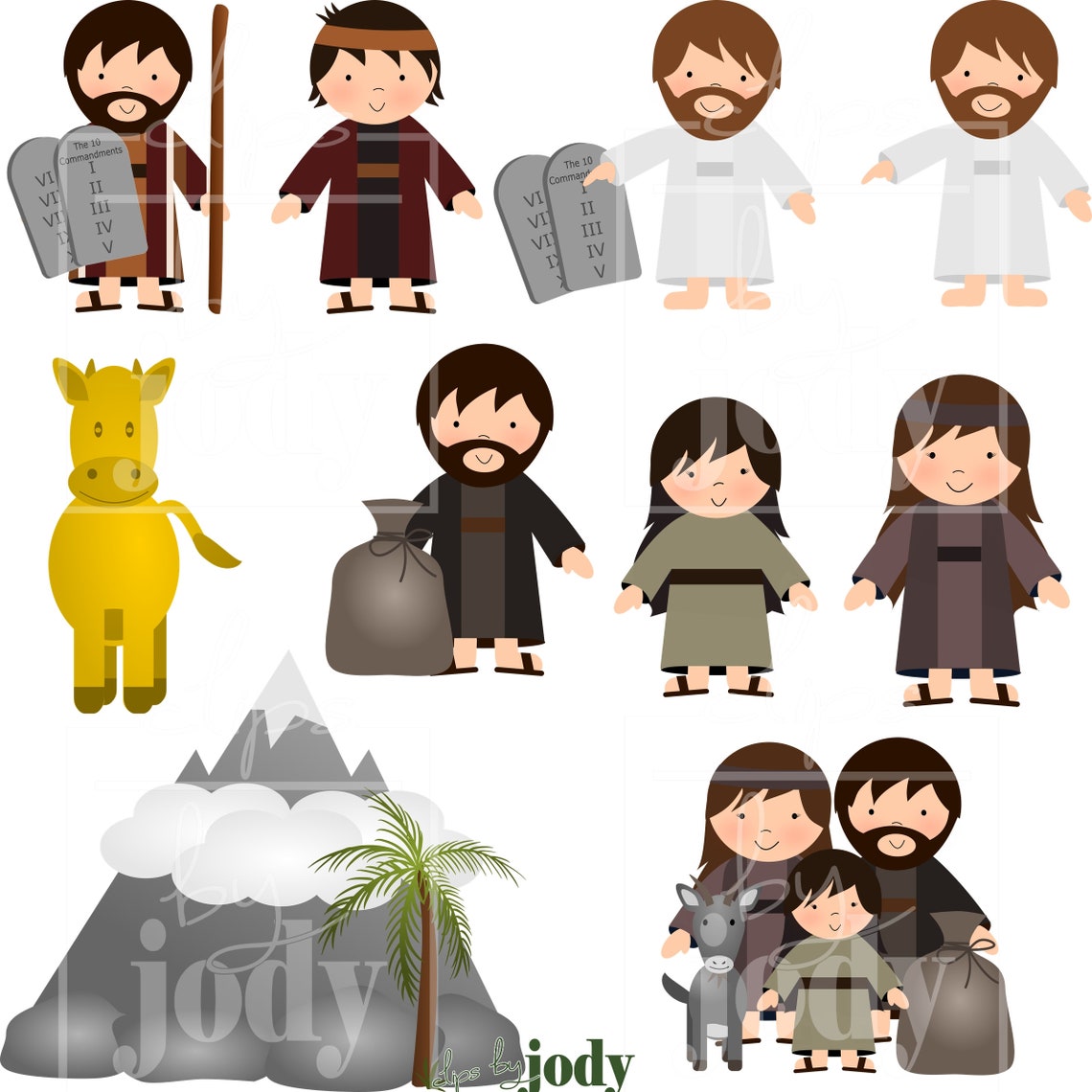 The Ten Commandments, Old Testament Clip Art, Bible Clip Art, PNG Files ...
