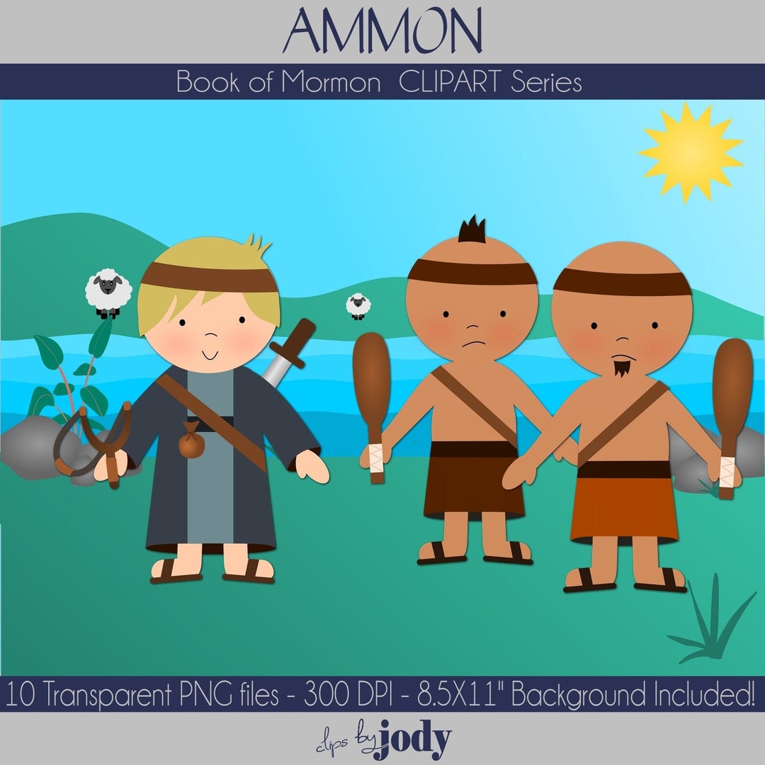Ammon, Book of Mormon Clipart, PNG Files - Etsy