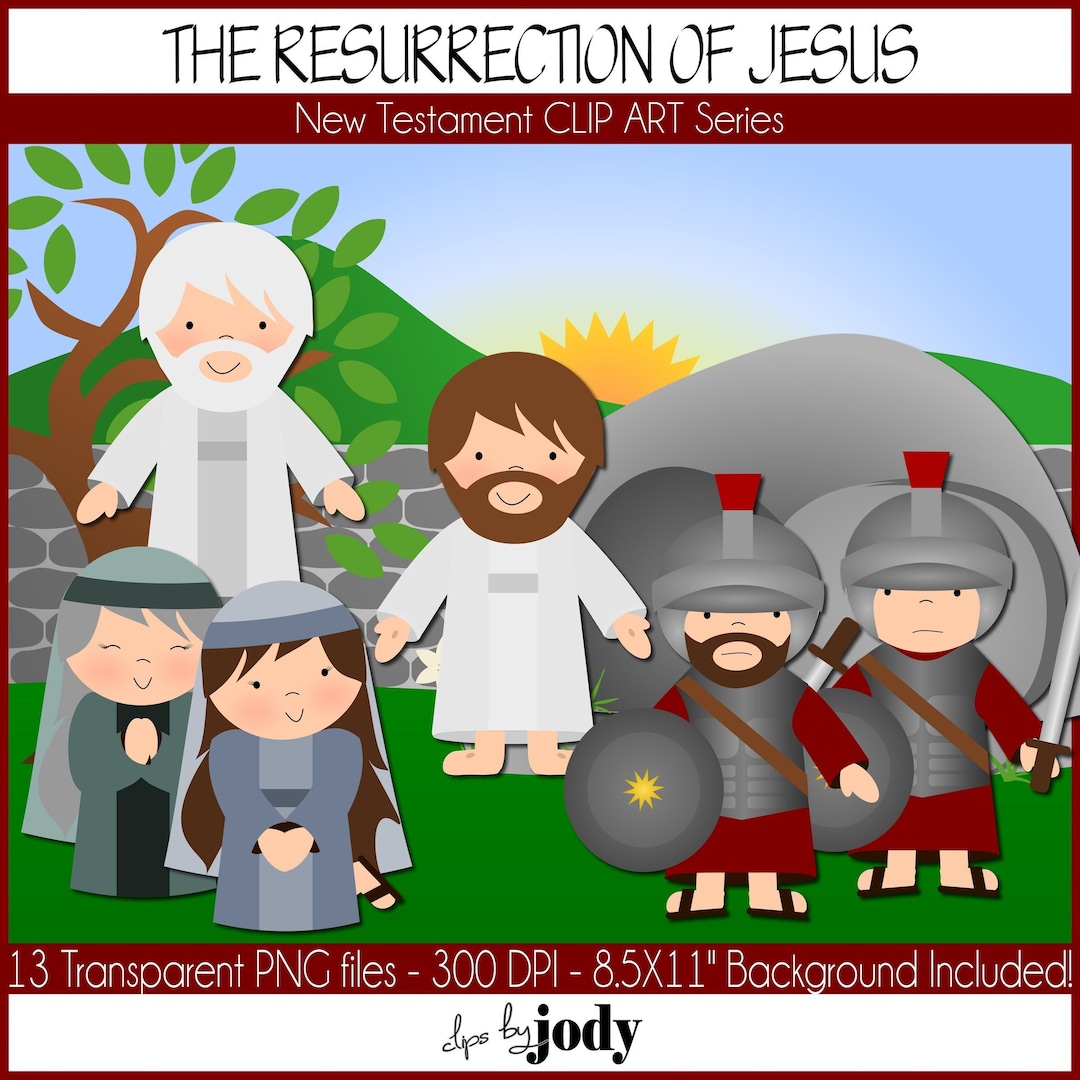 The Resurrection of Jesus, New Testament Clip Art, Bible Clip Art, PNG ...