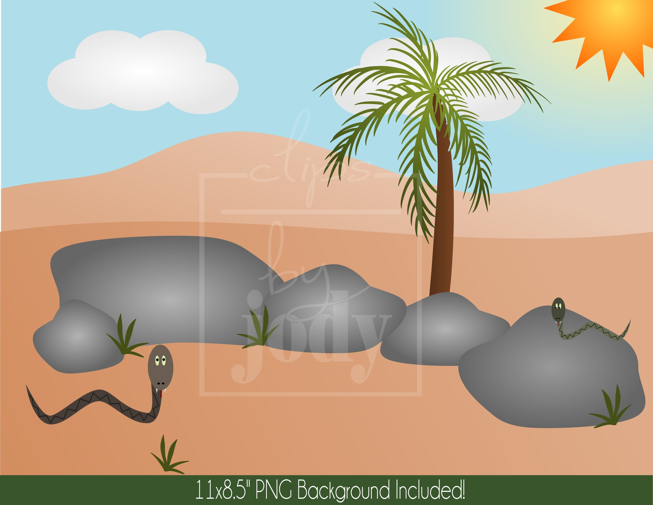 Moses & the Brass Serpent, Old Testament Clip Art, Bible Clip Art, PNG ...