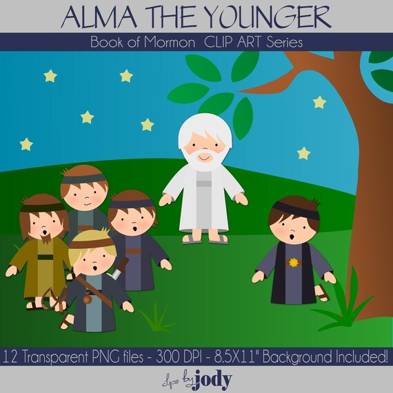Alma the Younger Book of Mormon Clipart PNG Files - Etsy