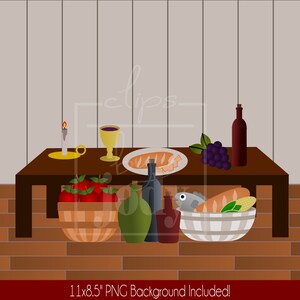 The Last Supper, New Testament Clip Art, Bible Clip Art, PNG Files ...