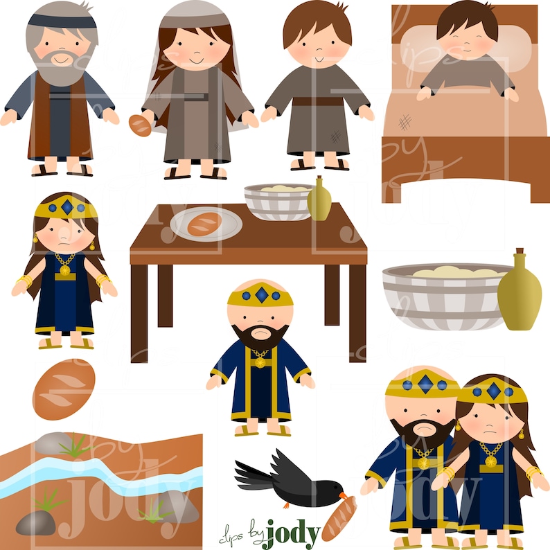 Elijah the Prophet, Old Testament Clip Art, Bible Clip Art, PNG Files ...