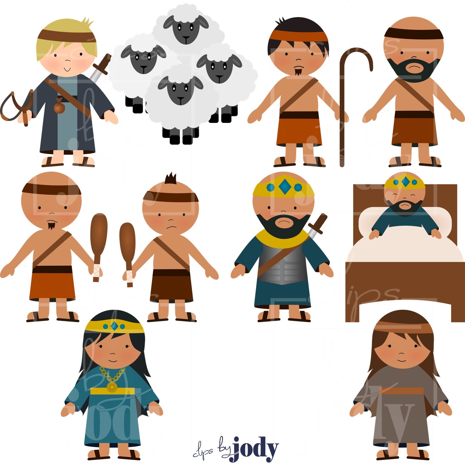 Ammon, Book of Mormon Clipart, PNG Files - Etsy