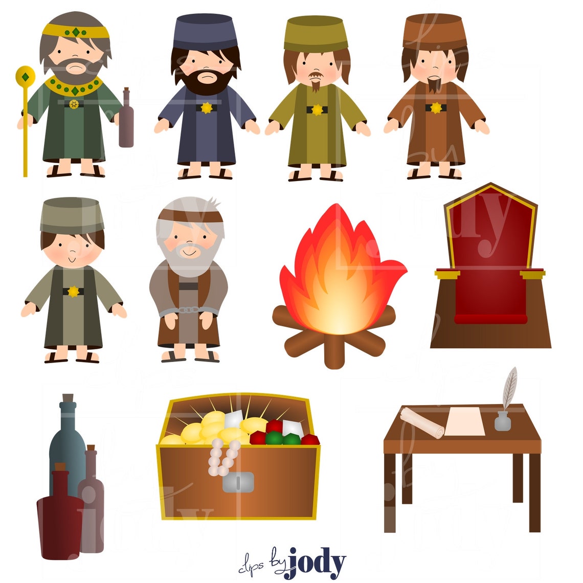 Abinadi, Book of Mormon Clipart, PNG Files - Etsy