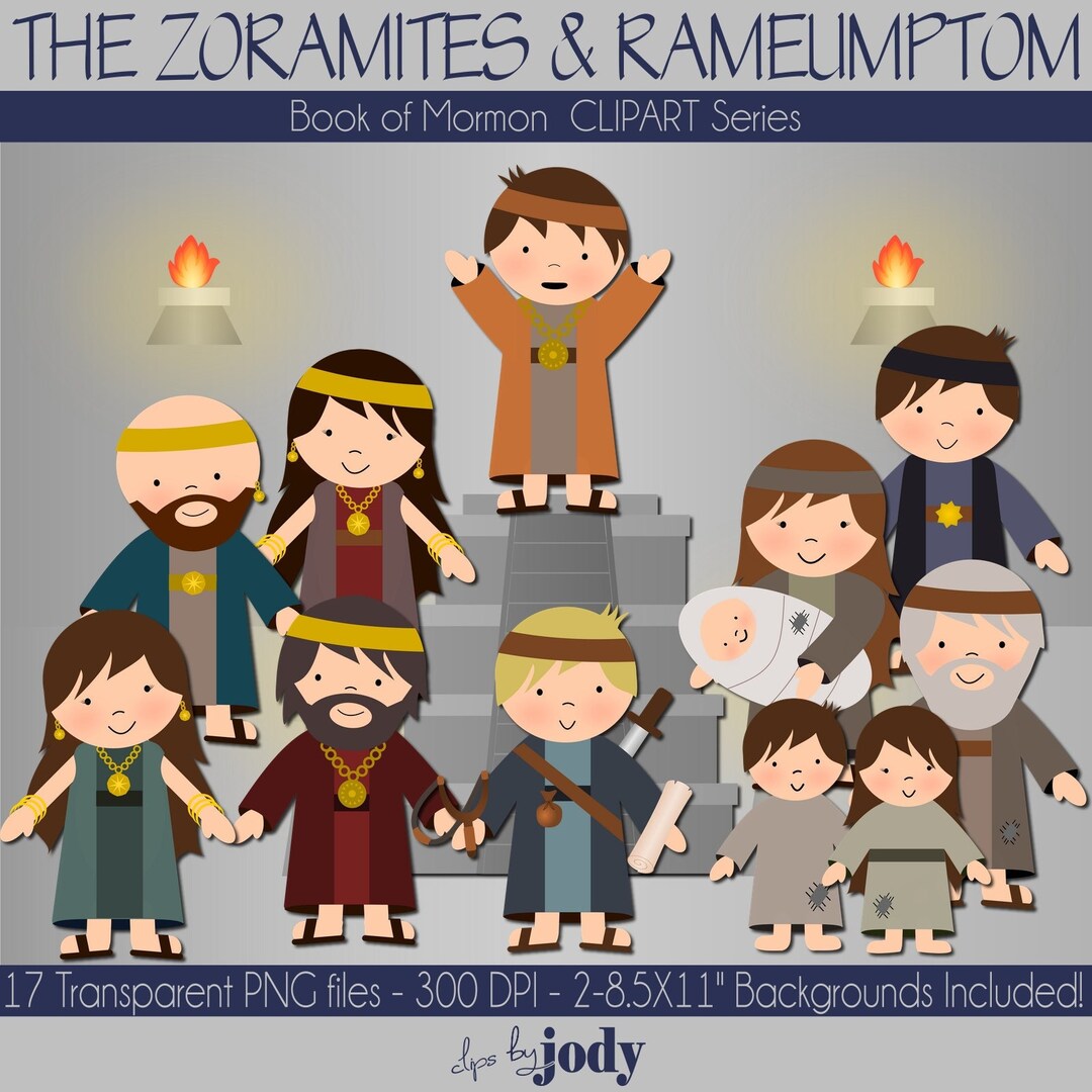 The Zoramites and Rameumptum, Book of Mormon Clipart, PNG Files, Alma ...