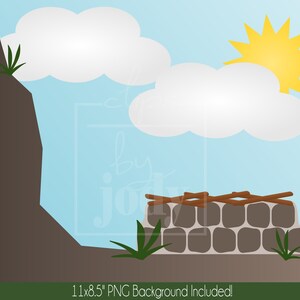 Abraham and Isaac, Old Testament Clip Art, Bible Clip Art, PNG Files ...