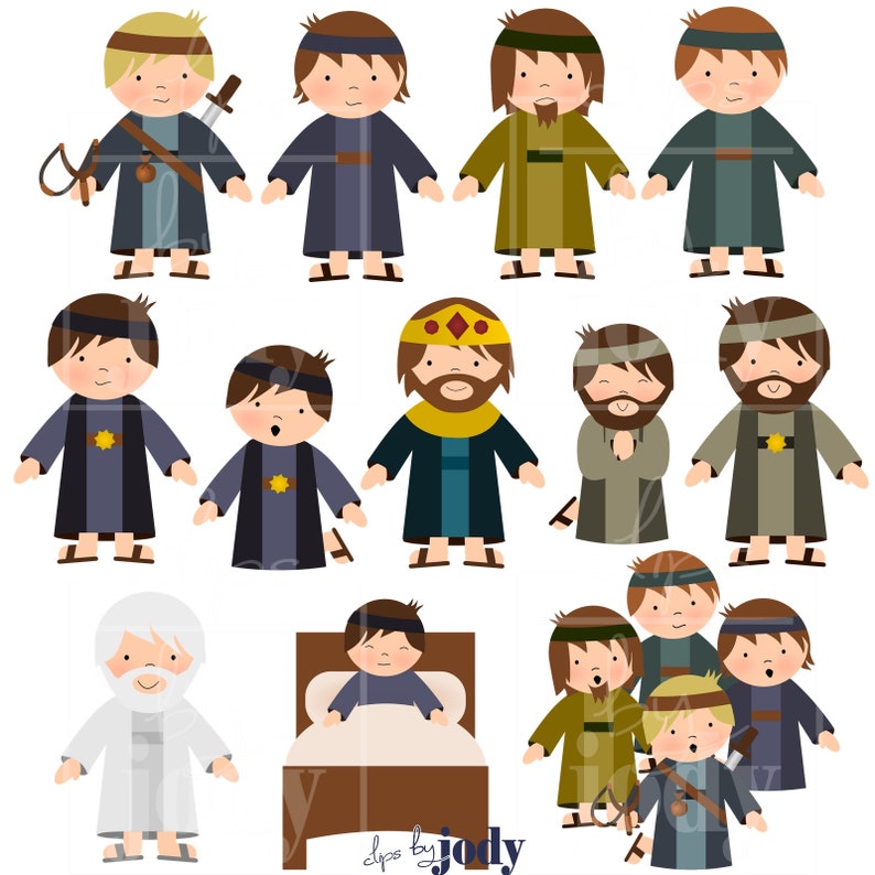 Alma the Younger, Book of Mormon Clipart, PNG Files - Etsy