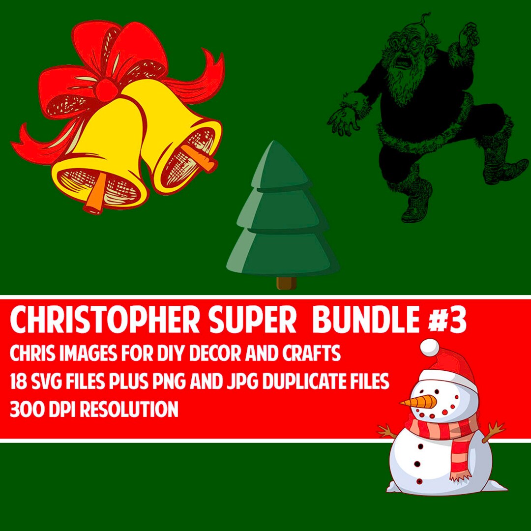 Christmas Super Bundle 3 SVG/png/jpg Holiday SVG Santa - Etsy México