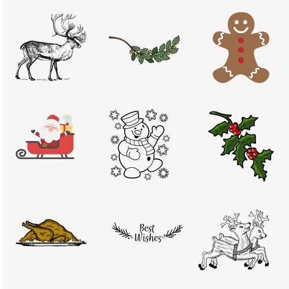 Christmas Super Bundle 2 SVG/PNG SVG Holiday Svg Santa - Etsy