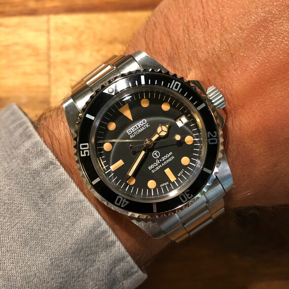 Seiko Submariner Military Date - Etsy