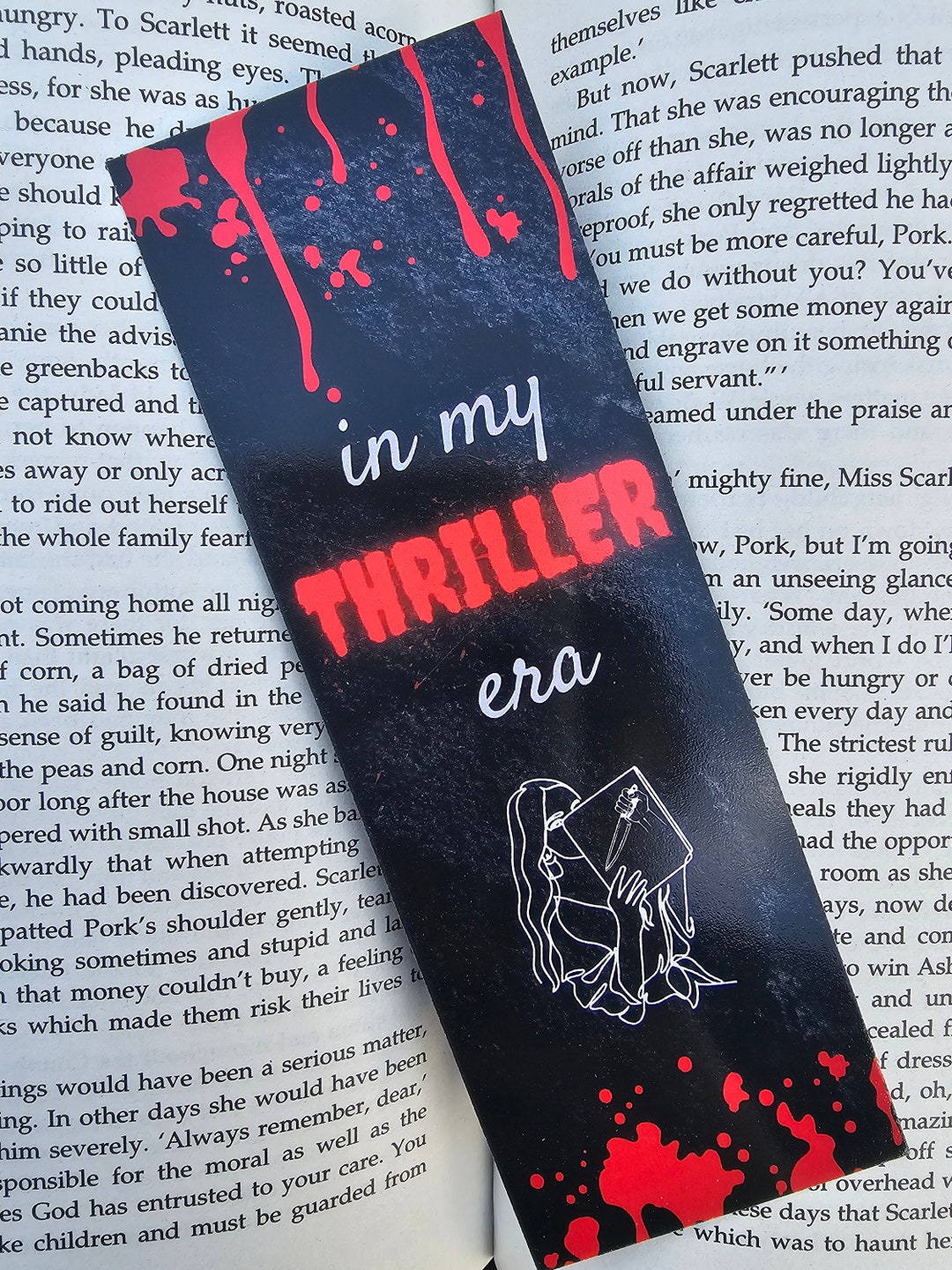 In My Thriller Era, Bookmark, Gift, Reader, Bookish, Bookworm - Etsy