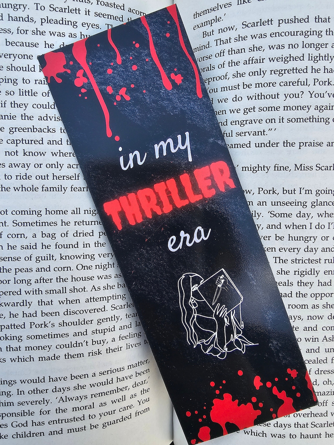 In My Thriller Era, Bookmark, Gift, Reader, Bookish, Bookworm - Etsy