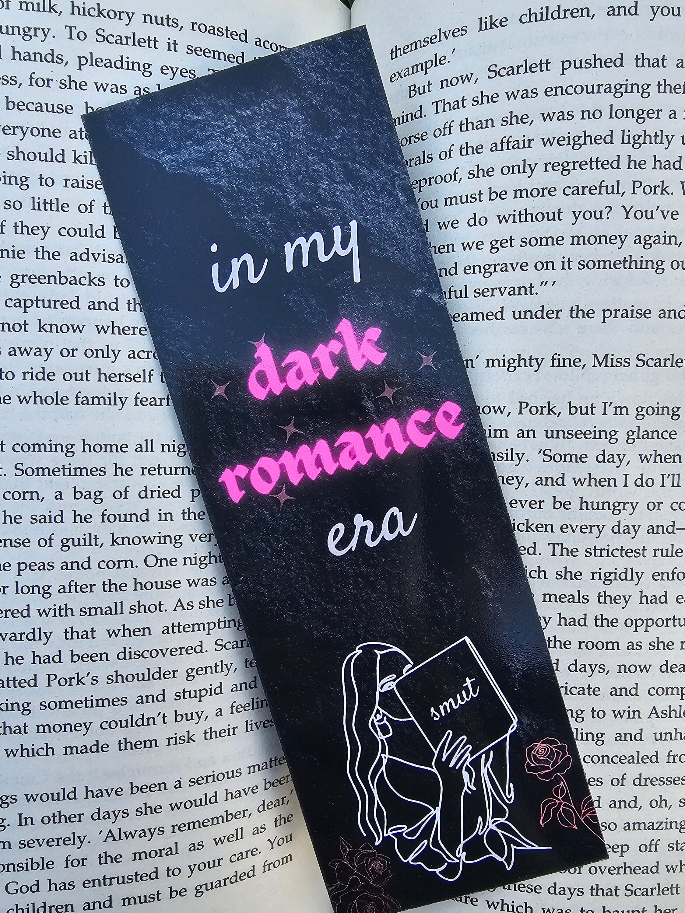 In My Dark Romance Era, Bookmark, Gift, Romance Reader, Spicy Books - Etsy