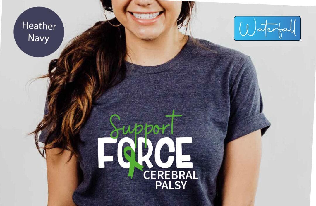 Cerebral Palsy Awareness Tee: Support Squad Warrior Shirt - Etsy