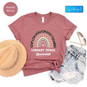 Library Media Specialist Shirt, Library Shirt, Book Lover Shirt ...