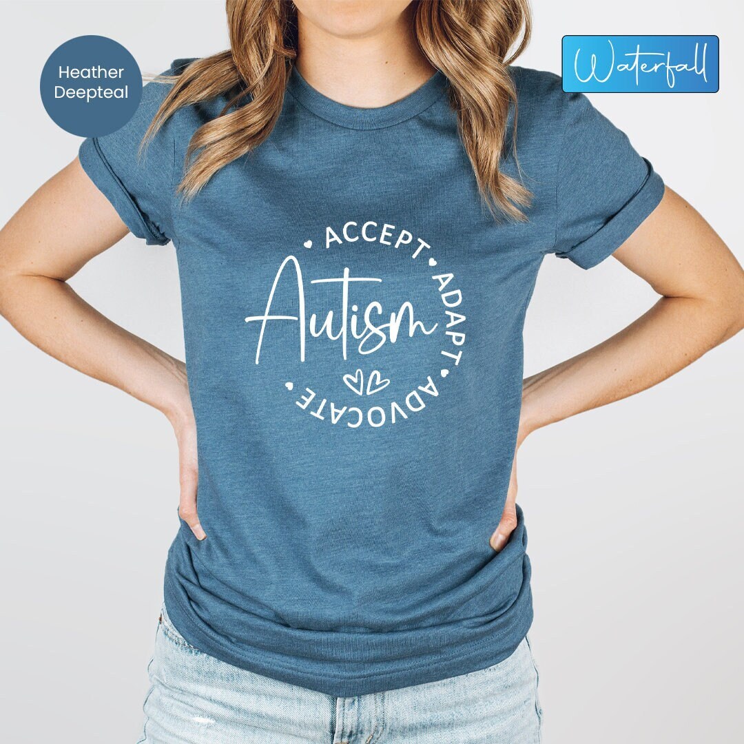 Camisa de aceptación del autismo, camiseta de maestro de educación ...