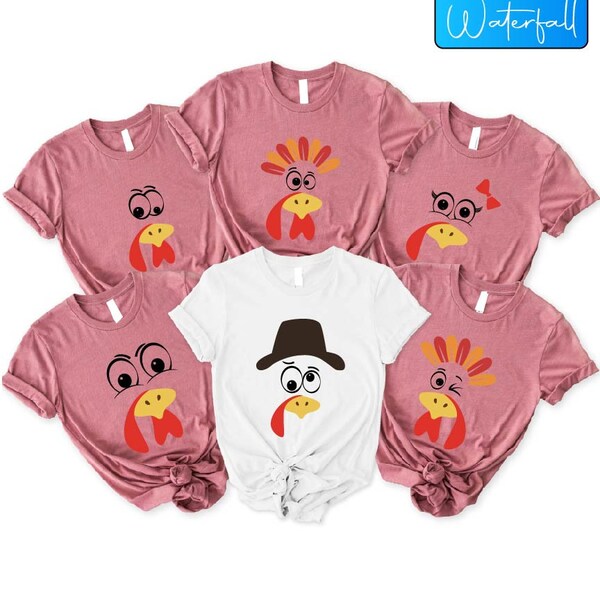 Turkey Face Shirt - Etsy