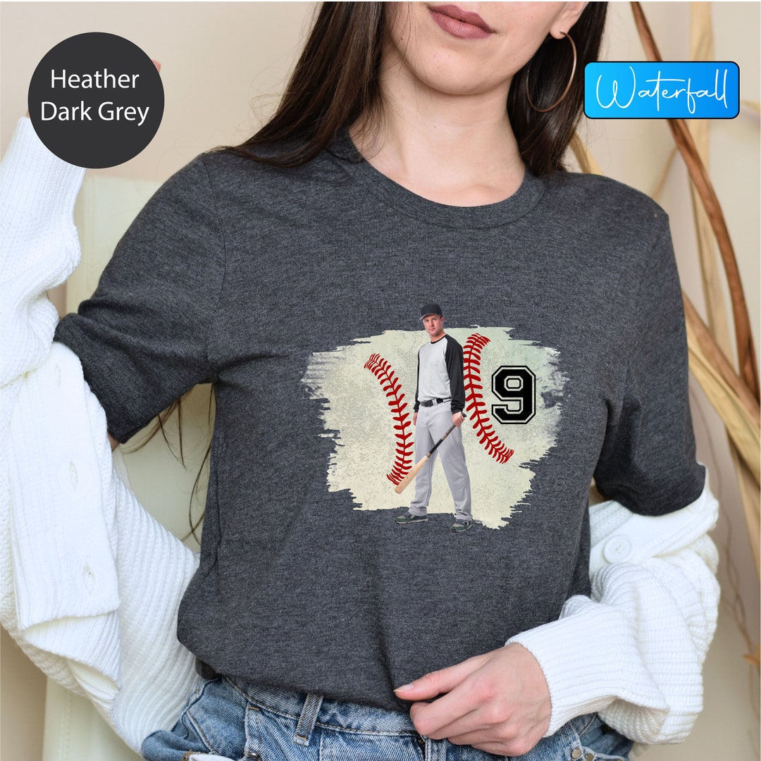 Personalized Photo Baseball Number Tee, Custom Baseball Picture Shirt ...