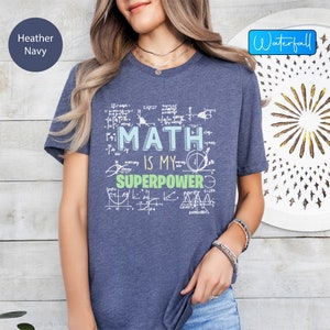 Funny Math Saying Teacher Shirt, Math Equation Pi Day Gift Tee, Math is ...