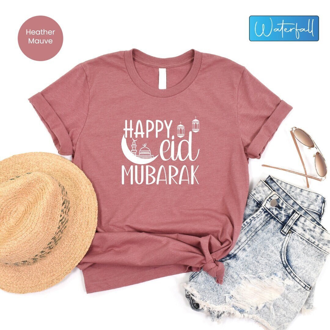 Eid Mubarak Shirt, Happy Eid Mubarak Shirt, Eid Shirts, Ramadan Shirts ...