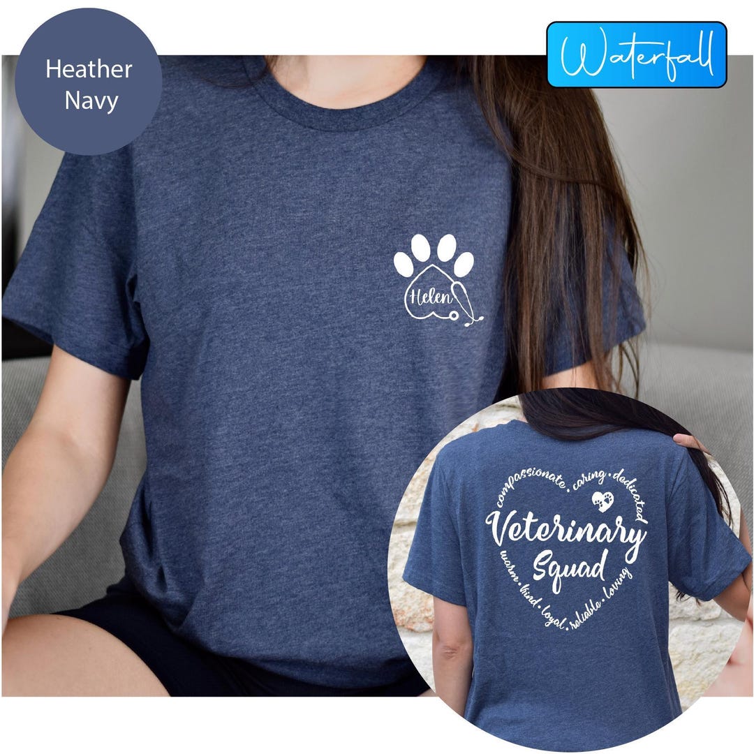 Veterinary Squad Custom Shirts, Vet Staff Shirt, Office Team Squad ...