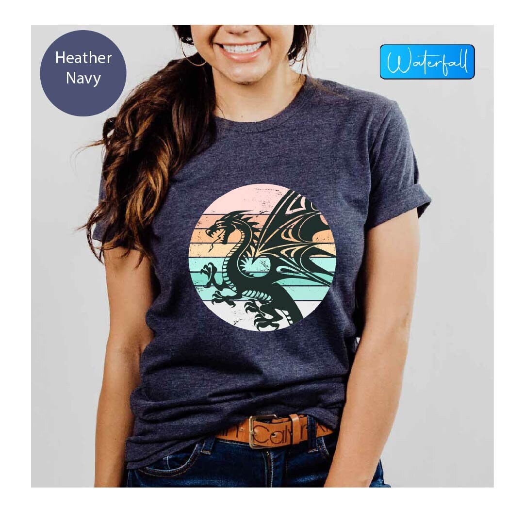 Retro Dragon Shirt, Legend Dragon Tshirt, Dragon Lover Shirt ...