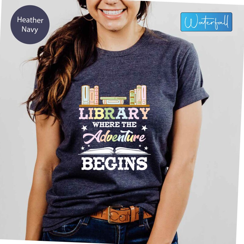 Library Tshirt - Etsy