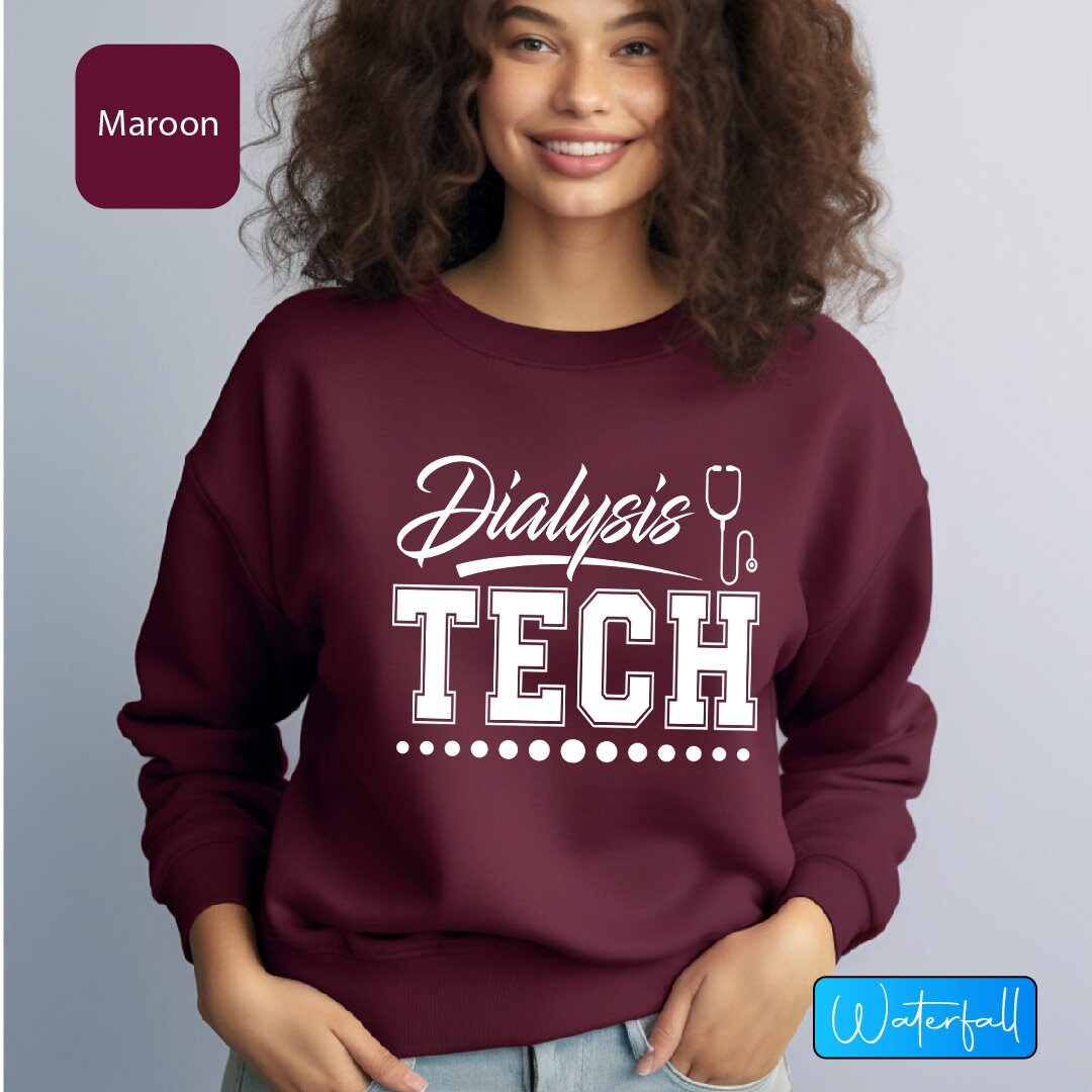 Dialysis Sweatshirt, Dialysis Tech Sweatshirt for Women, Nephrology ...