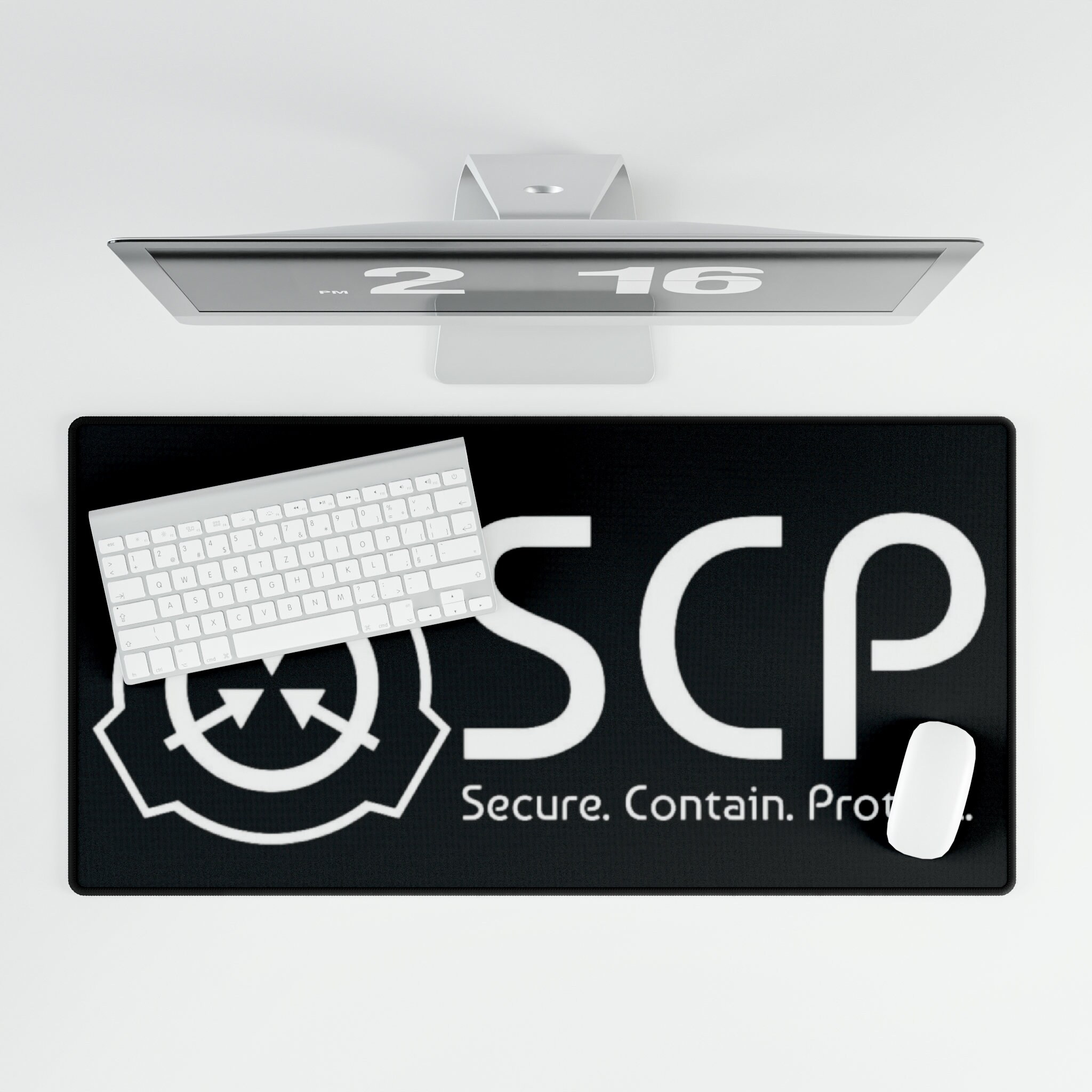 SCP Foundation Desk Mat SCP Gaming Desk Mat Gift for Gamer Scp Gift Shy ...