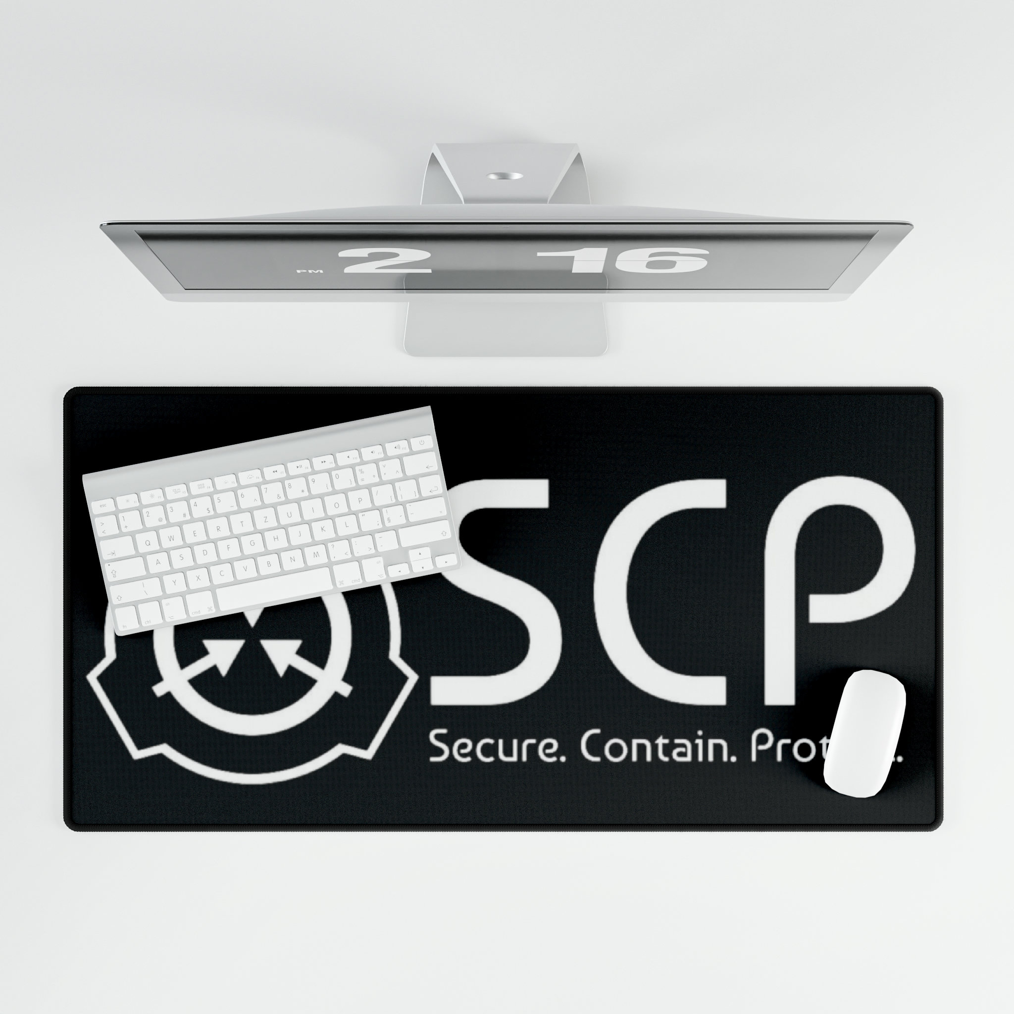 SCP Foundation Desk Mat SCP Gaming Desk Mat Gift for Gamer Scp Gift Shy ...