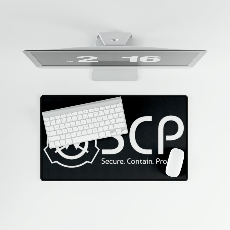SCP Foundation Desk Mat SCP Gaming Desk Mat Gift for Gamer Scp Gift Shy ...