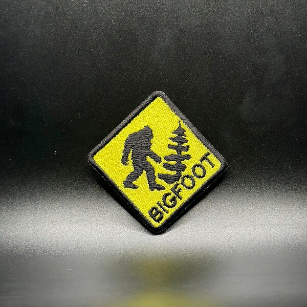 Bigfoot Iron on Patch - Etsy